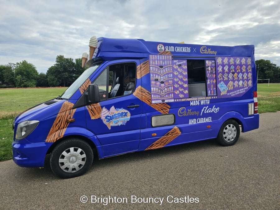 Ice cream van hire/Mr Whippe van Hire - Bouncy Castle Hire in Brighton ...